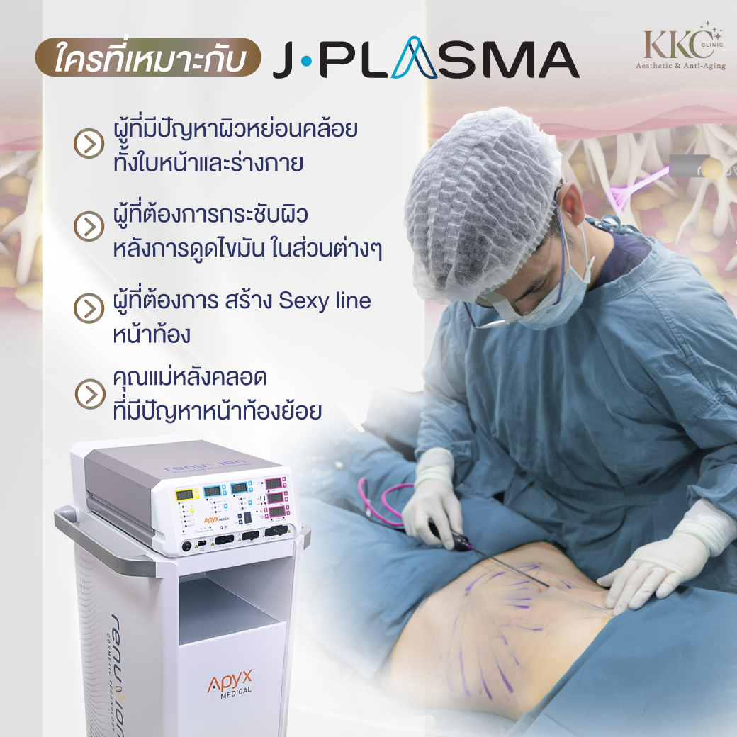 J-Plasma ตัวช่วยเฟิร์ม กระชับผิว ดูดไขมันออกเยอะแค่ไหน ก็ไม่มีย้วย