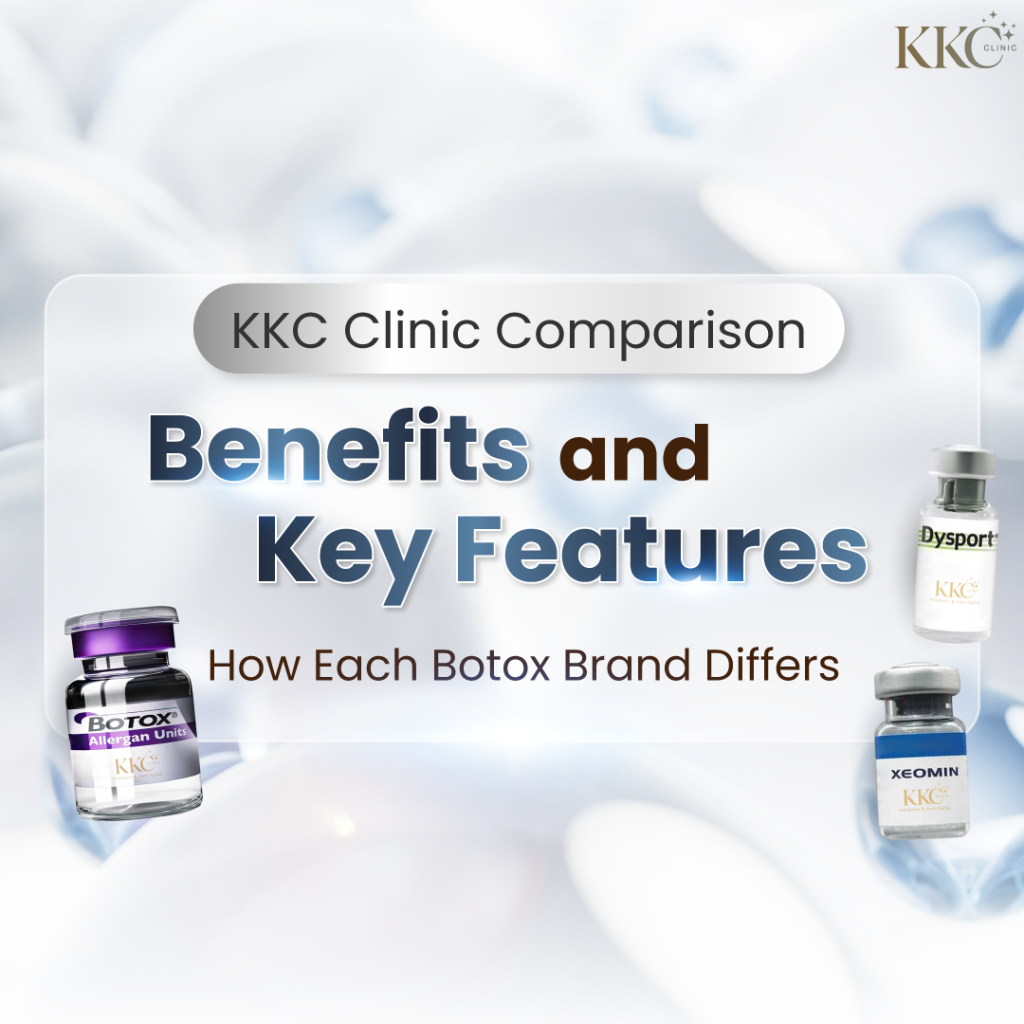 Best Botox Brands Compared: Allergan, Dysport, Xeomin | KKC Clinic
