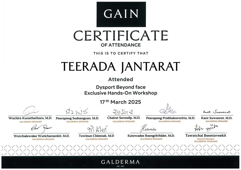 Teerada Jantarat, MD | Aesthetic Doctor at KKC Clinic